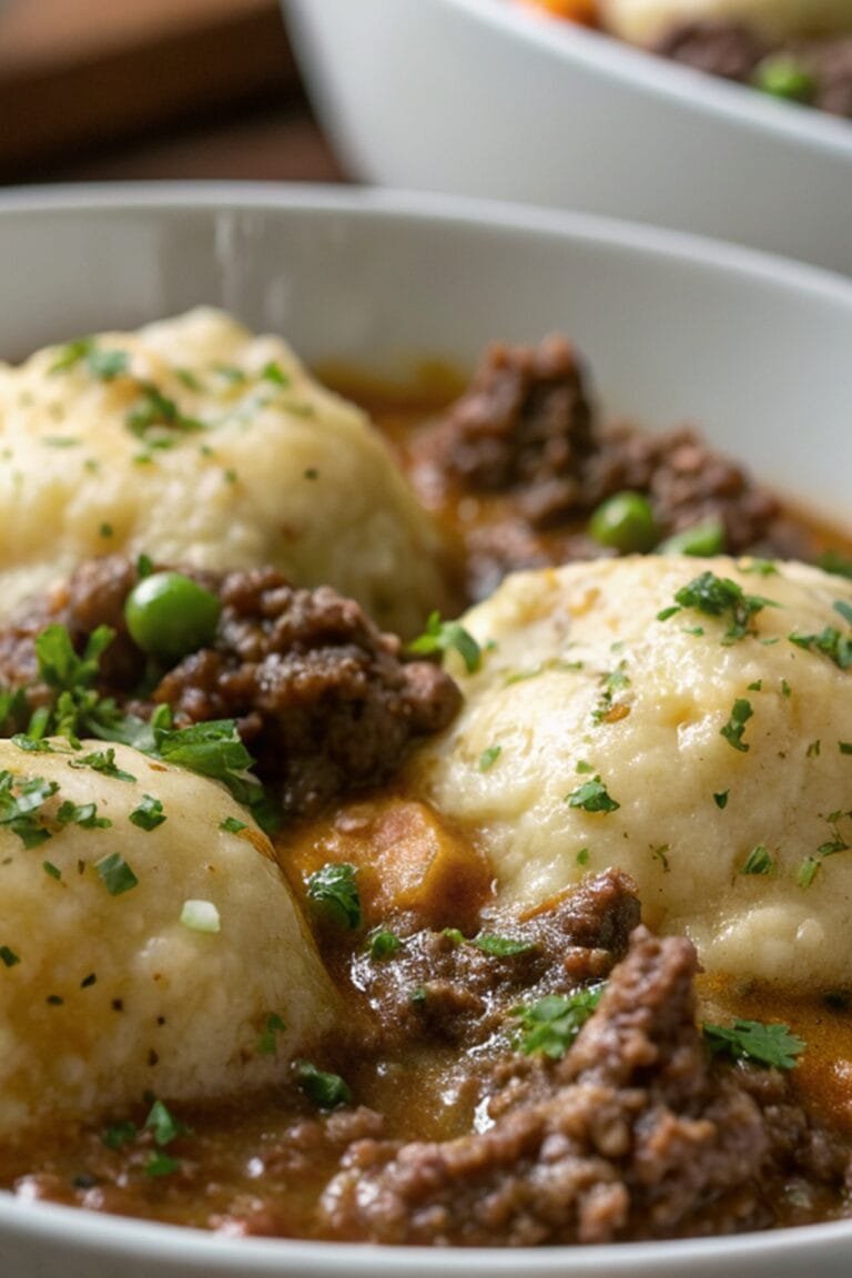 Comforting Ground Beef and Dumplings – One-Pot Classic - Mileyshome