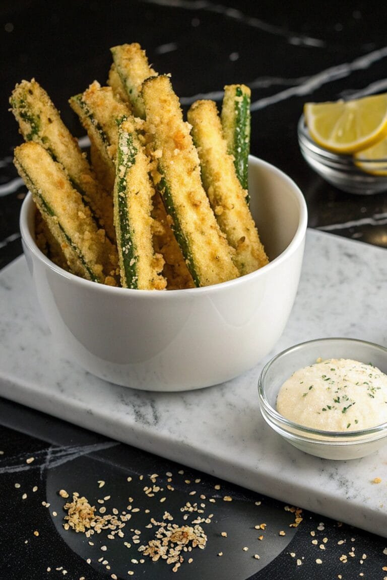 Parmesan Zucchini Fries | Super Easy Evening Snack Recipe - Mileyshome