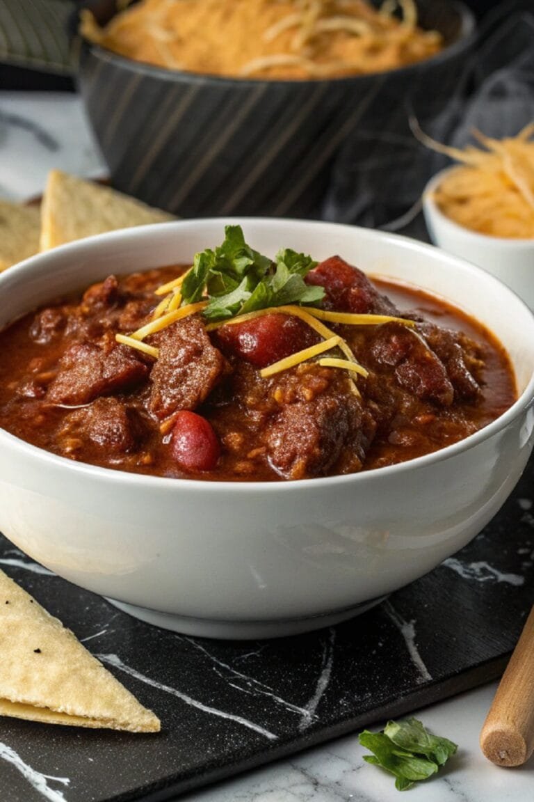Slow Cooker Beef & Beer Chili | Hearty, Flavor-Packed Comfort Food ...